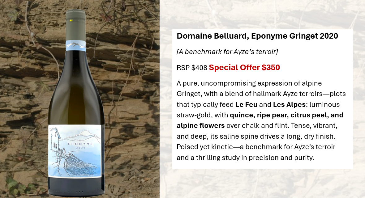 Passing the Torch: From Domaine Belluard to Domaine du Gringet | Kerry ...